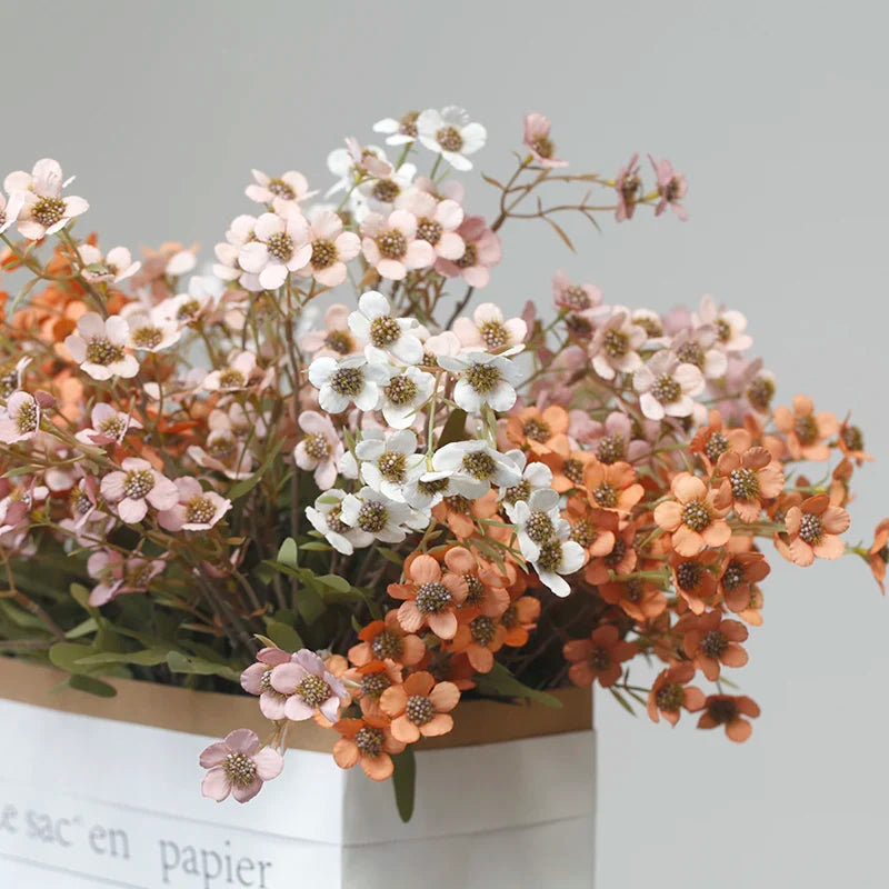 Lilly & Lula | Artificial Autumn Inspired Silk Plum Blossom Flowers ...