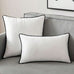 Lilly & Lula | Modern Luxury Velvet Hemming Pillowcase - Black & White