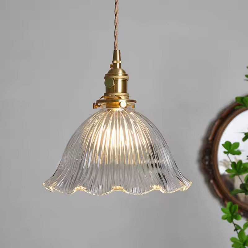 Lilly & Lula | Traditional Old English Holophane Ripple Scallop Pendant ...